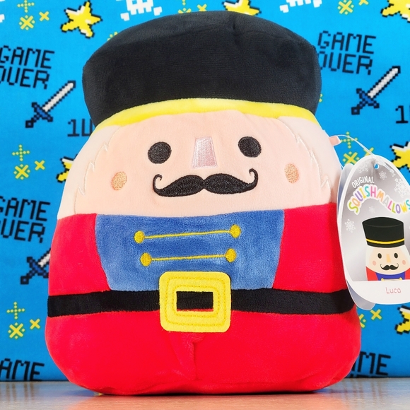 Squishmallows | Toys | Squishmallow Luca The Red Nutcracker 8 Ultrasoft ...